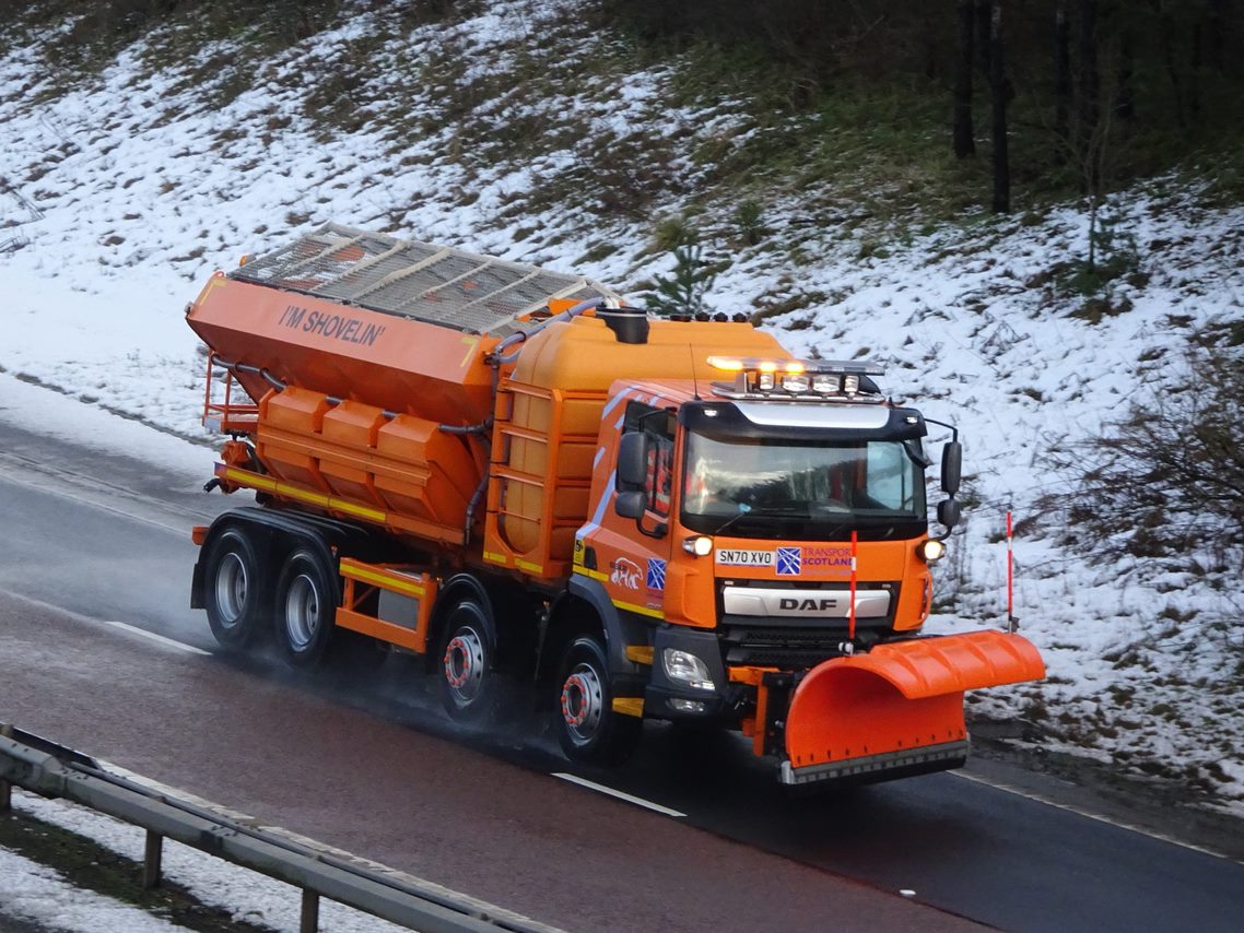 Winter road safety treatments | Traffic Scotland